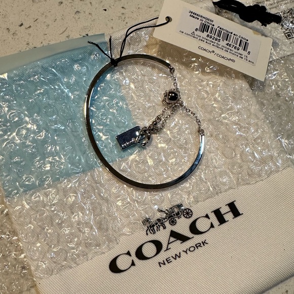 Coach | Jewelry | Nwt Coach Slider Bangle Bracelet In Bag | Poshmark